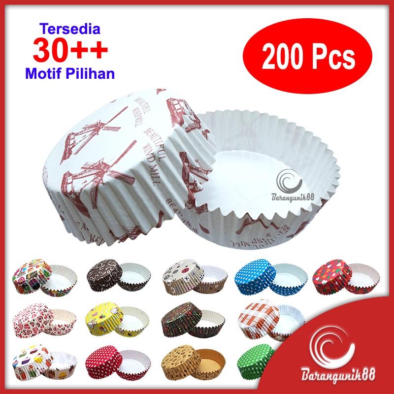 [200 pcs] Kertas Alas Roti Kue Anti Lengket PET CC Bulat Rot - Shop ...