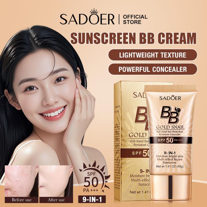 【COD】SADOER Gold Collagen Sun block Sunscreen SPF50 PA++++ Protect ...