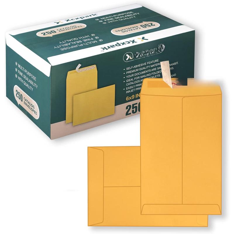 250 count 6x9 inches Catalog Envelopes Printable Self Seal Envelopes ...