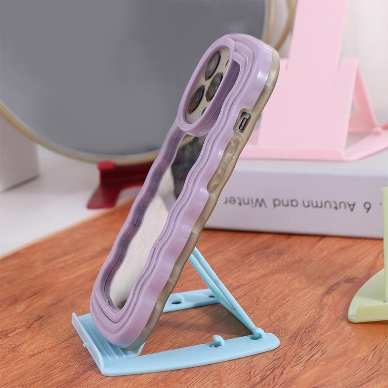 Stents Bracket Plastic Foldable Desktop Phone Holder Adjustable ...