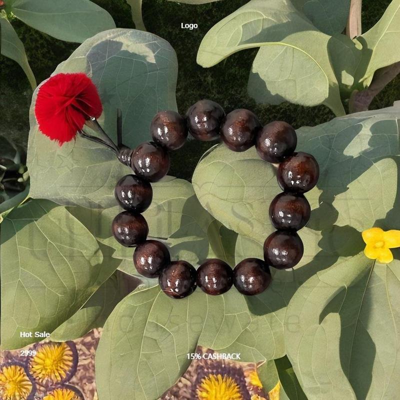 HONGKONG Temple Lucky Wooden Bracelet, buy1 free1,random delivery, - TikTok Shop Philippines