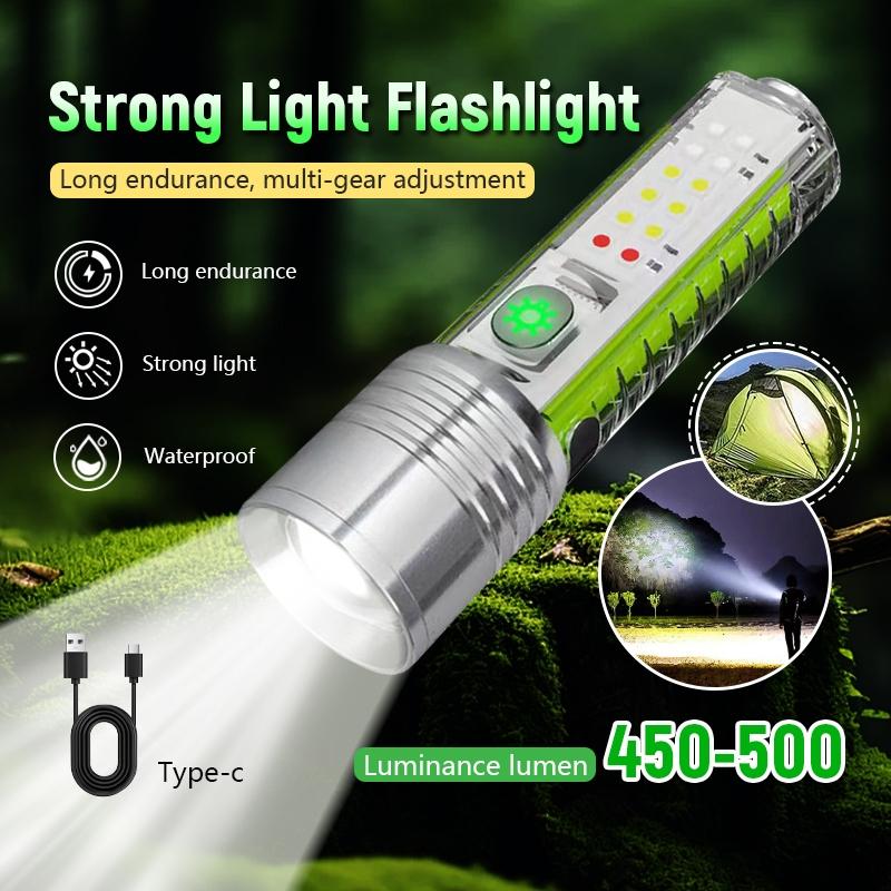 MiMi 520A Zooming Flashlight LED Zoomable Flashlight With Sidelight ...