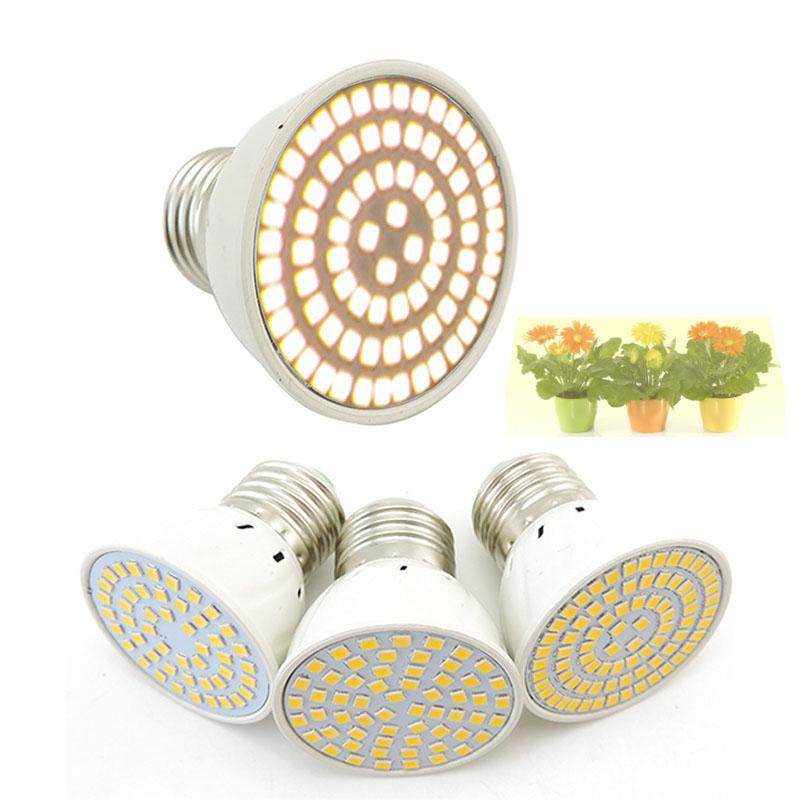 Full Spectrum 48 60 80 LED Plant Grow Light Bulbs E27 phytolamp ...