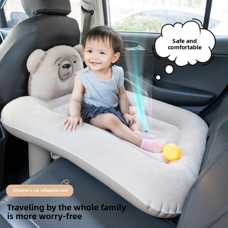 Children's Car Bed Baby and Infant Bed Car Upper and Rear Inflatable ...