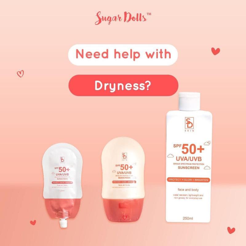 3in1 Face & Body Sunscreen by Sugar Dolls Facial Skincare Skin - TikTok ...