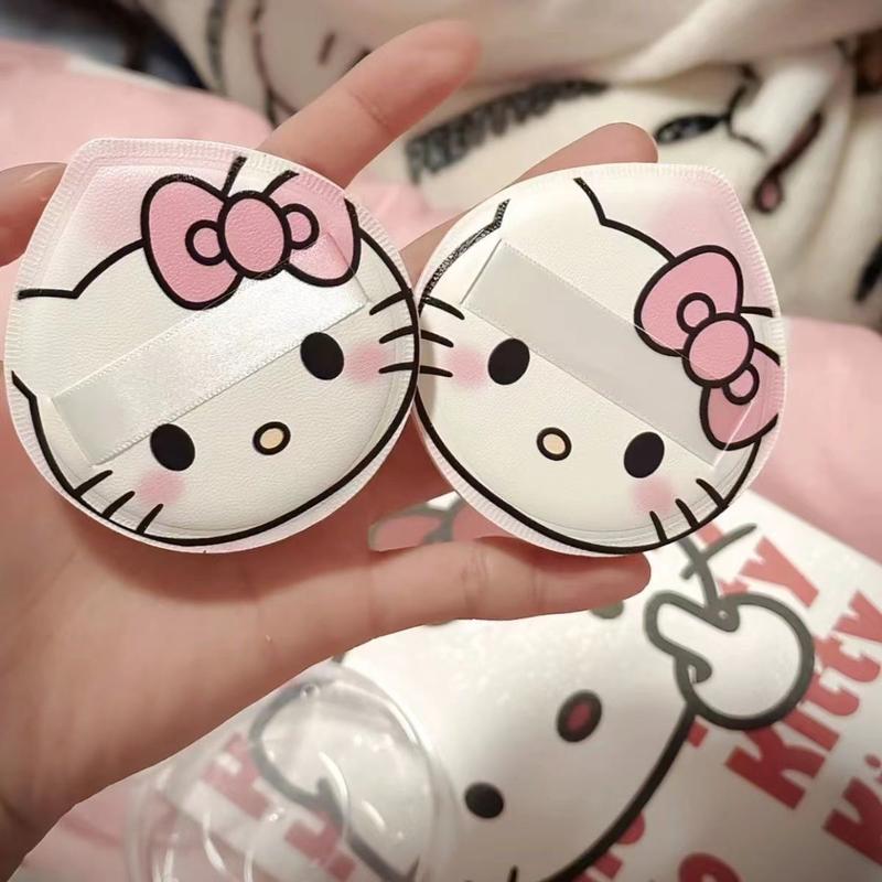 Puff Serbuk Kusyen, Rekaan Hello Kitty Comel, Bahan Kapas, Bentuk ...