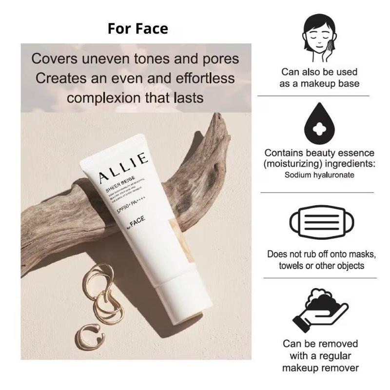 ALLIE Chrono Beauty Color Tuning UV Sheer Beige 40g - TikTok Shop Malaysia