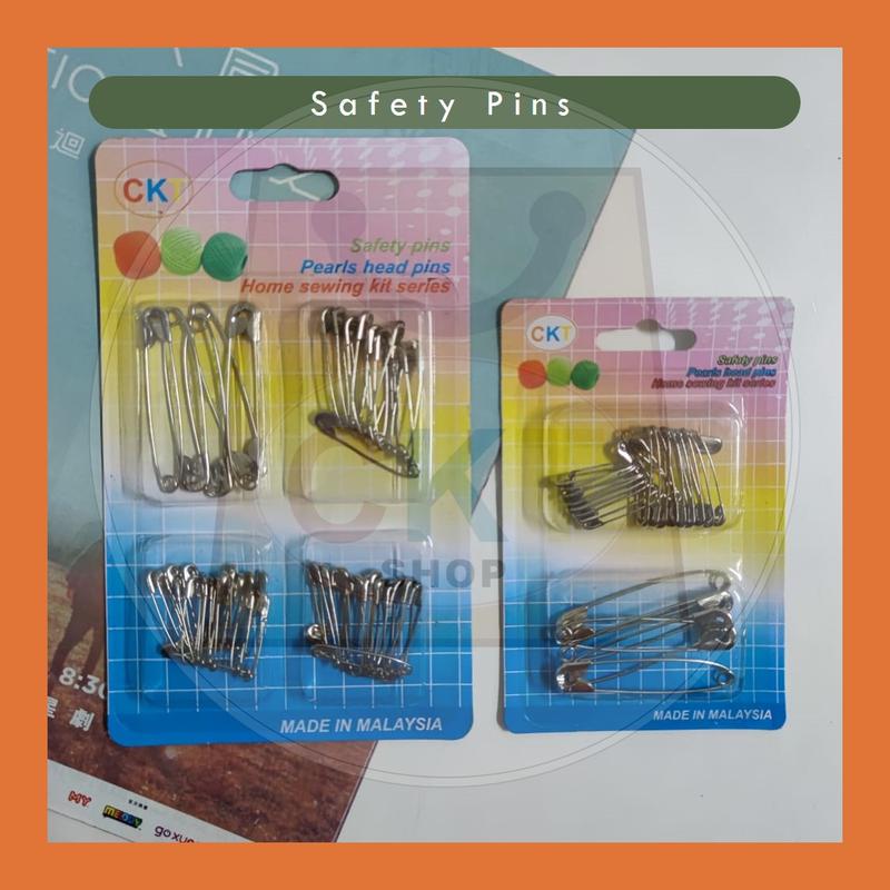 Jarum Peniti Safety Pins Logam Perak Jahitan DIY Baju Brooch - TikTok ...