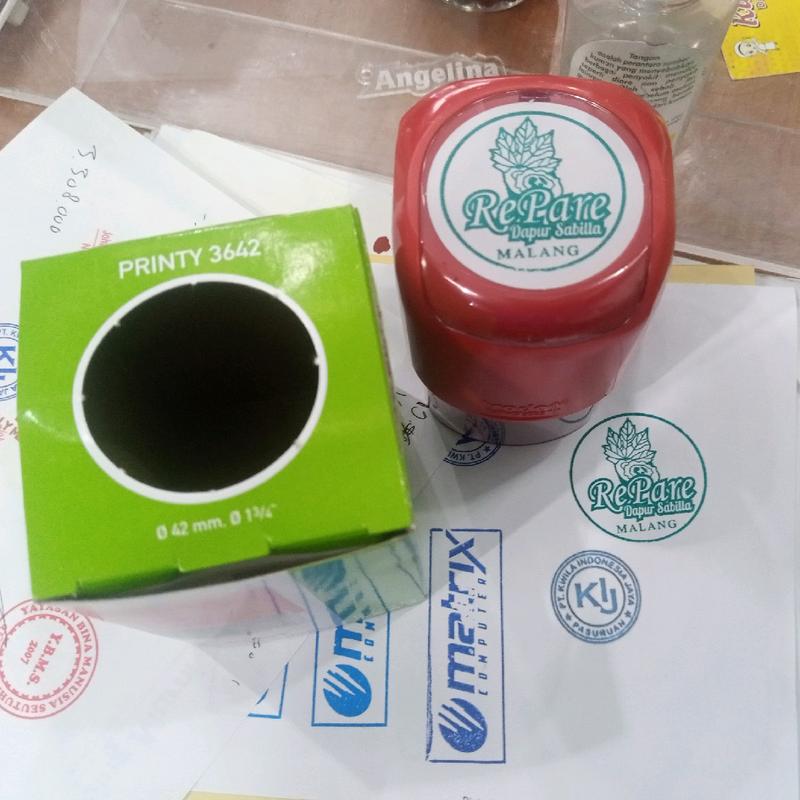 STEMPEL DINAS BULAT 4 CM/stempel bulat - Shop | Tokopedia