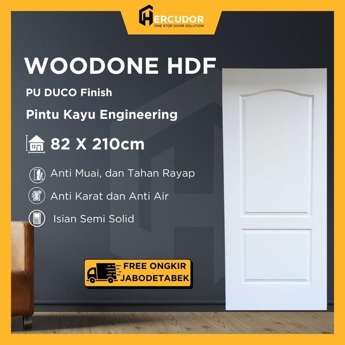 Jual WOODONE HDF - Pintu Kayu Engineering HDF WOODONE PU Duco Finish ...