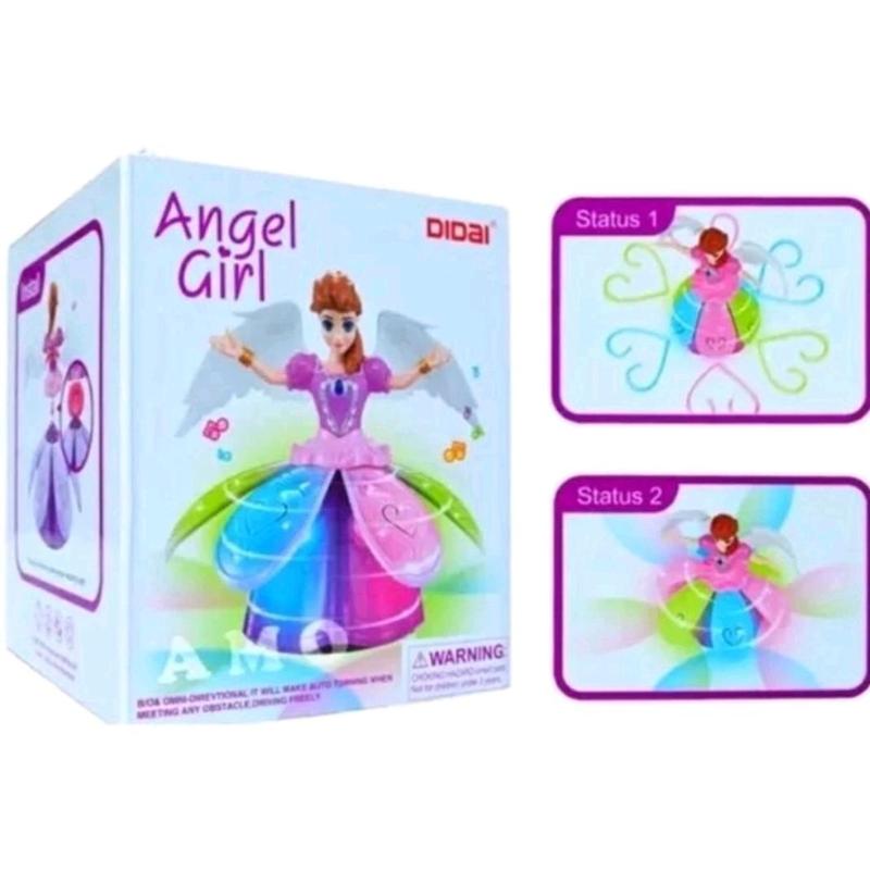 NEW ARRIVAL ANGEL GIRL DOLL TOY FOR CHILDREN 360 ROTATION MUSIC ...