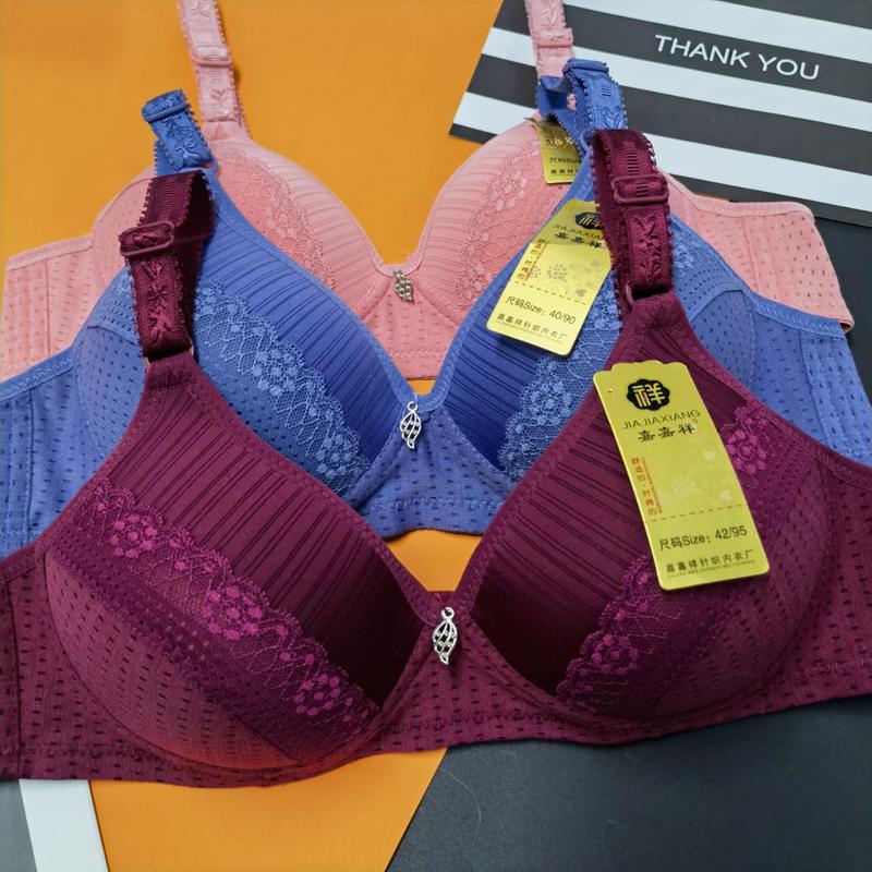 Wireless Bra Women Full Coverage 36-44 Cup BC No wire Breathable Cotton ...