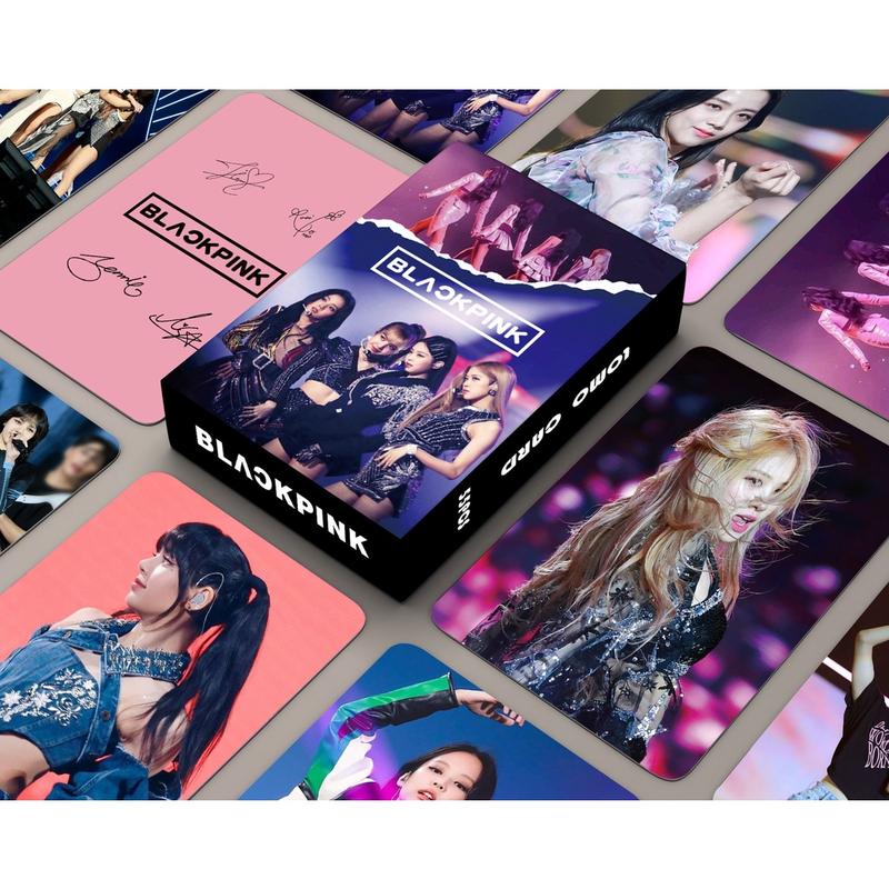 55pcs/box BP World Tour BORN PINK COACHELLA Lomo Cards Photocards ...