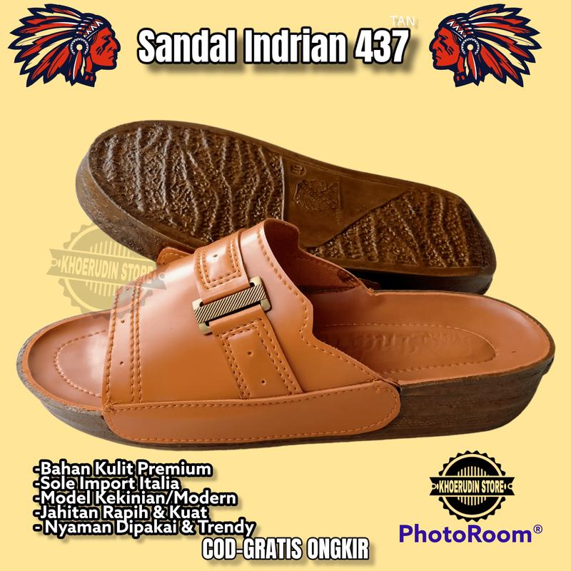 SANDAL PRIA KULIT INDRIAN 437 TAN-SANDAL INDIAN ORIGINAL-SANDAL - Shop ...