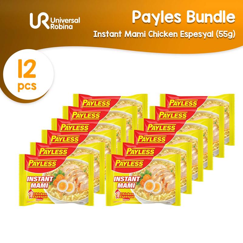 12 x Payless Instant Mami Chicken Espesyal (55g) - TikTok Shop Philippines
