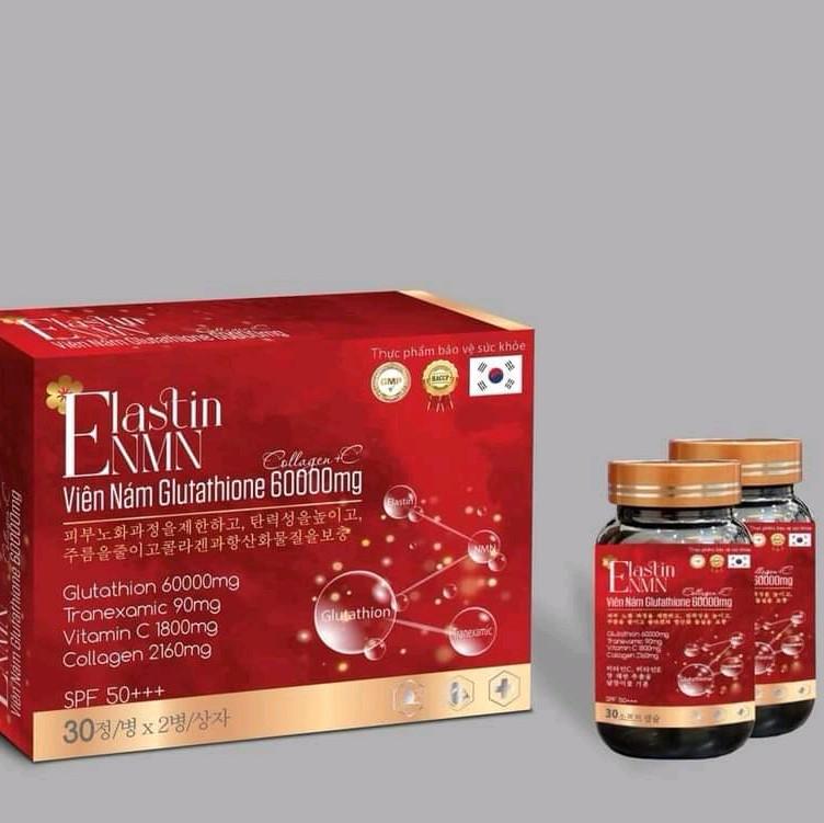Viên uống Elatin NMN hỗ trợ trắng da mờ nám dành cho phụ nữ (hộp ...