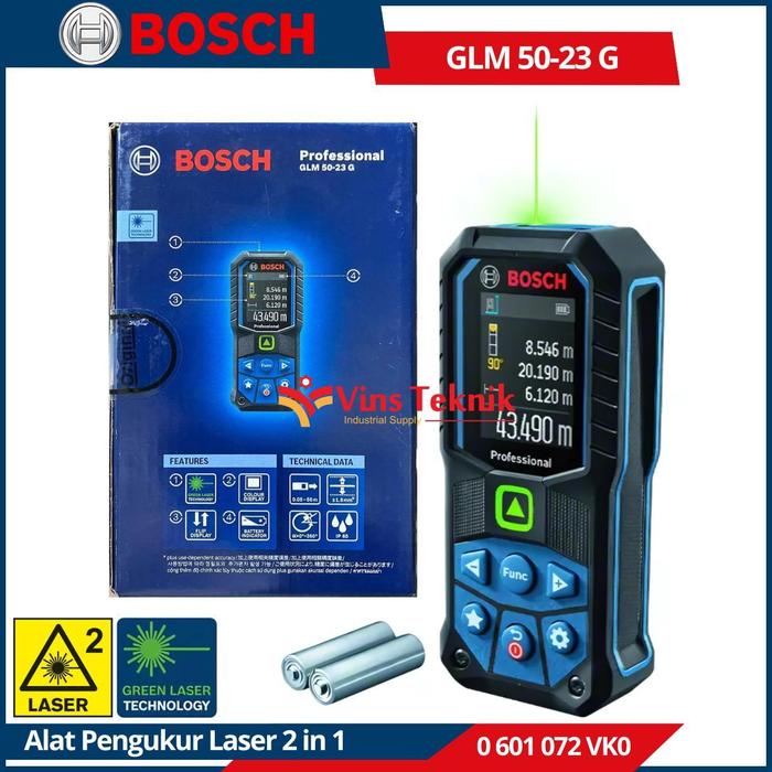 Jual Meteran Laser Digital Rangefinder Meter Alat Ukur 50M BOSCH GLM 50 ...