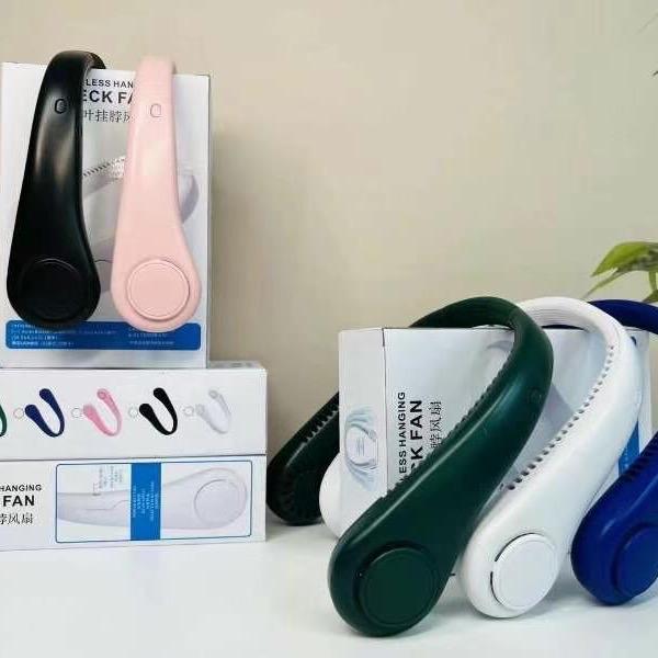 Neck Fan Portable Outdoor Sports Fans Rechargeable Bladeless - TikTok ...