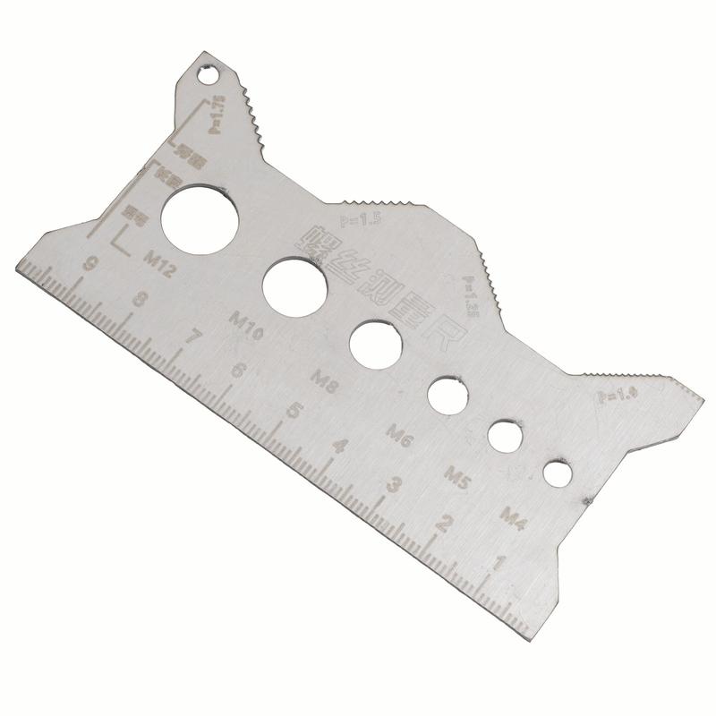 Tolok Benang Skru, Alat Pembaris Pengukur, untuk Panjang, Diameter ...