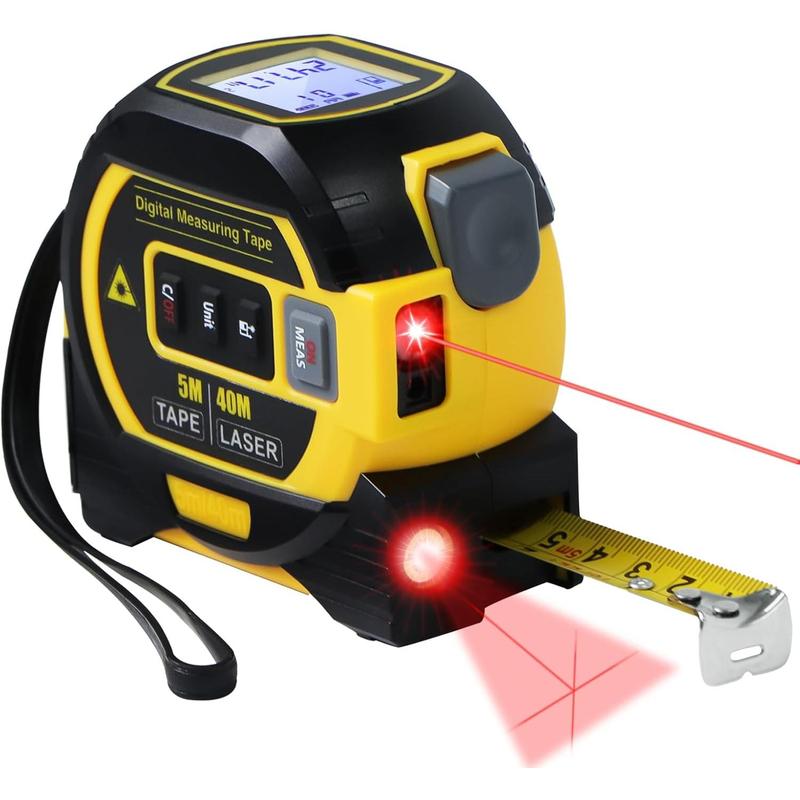 Laser Tape Measure, 3 in 1 Digital Laser Distance Meters wit - TikTok Shop