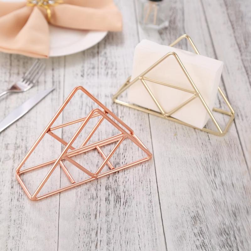 Modern European Style Triangle Napkin Holder Handicraft High-end ...