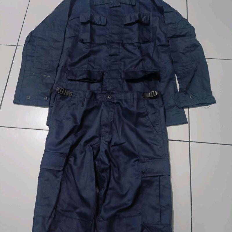 Terno tropical uniform Navy Blue - TikTok Shop Philippines