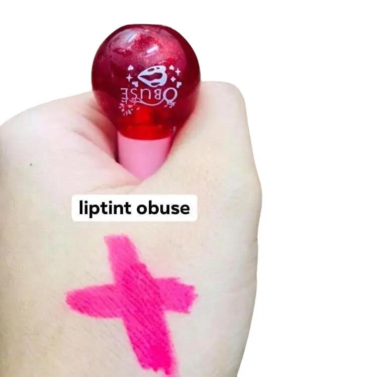 Obuse Liptint Penutup Bibir, Tahan Lama, Merah Muda - Hitam Lipstick ...