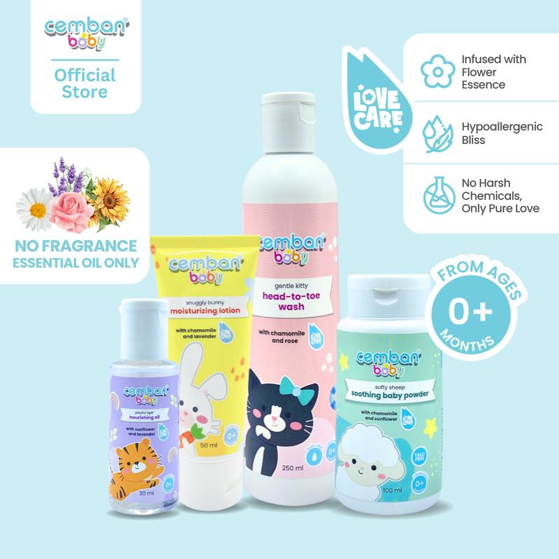 Cemban Baby New Born Set Pure Love Baby Skin Care Collection ...