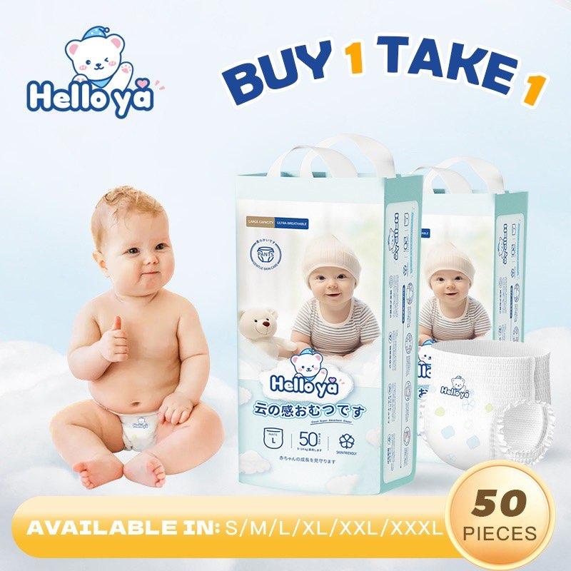 Hello Ya Diaper Buy One Take One Pull Up Diaper Pants and Tape - TikTok ...