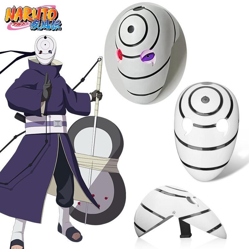Topeng Cosplay, Anime Naruto Uchiha Obito, Topeng Berkilau Mata ...