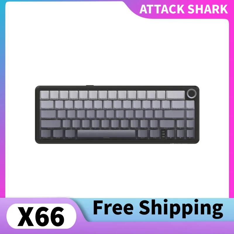 Attack Shark X66 Wireless Mechanical Keyboard 60% Layout Full - TikTok Shop