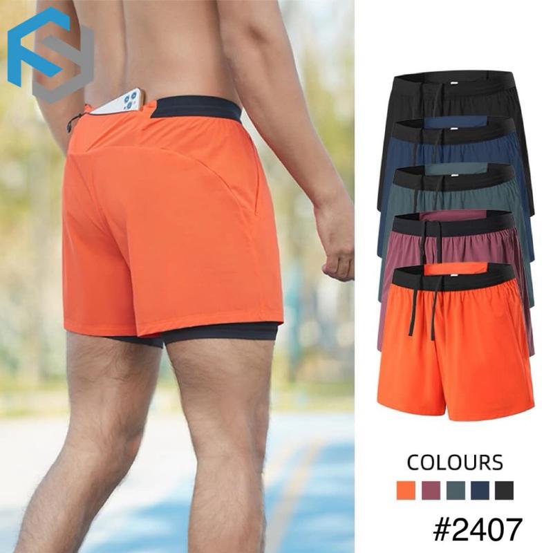 3pocket Shorts 2in1 cyclings inside unisex above the knee - TikTok Shop ...