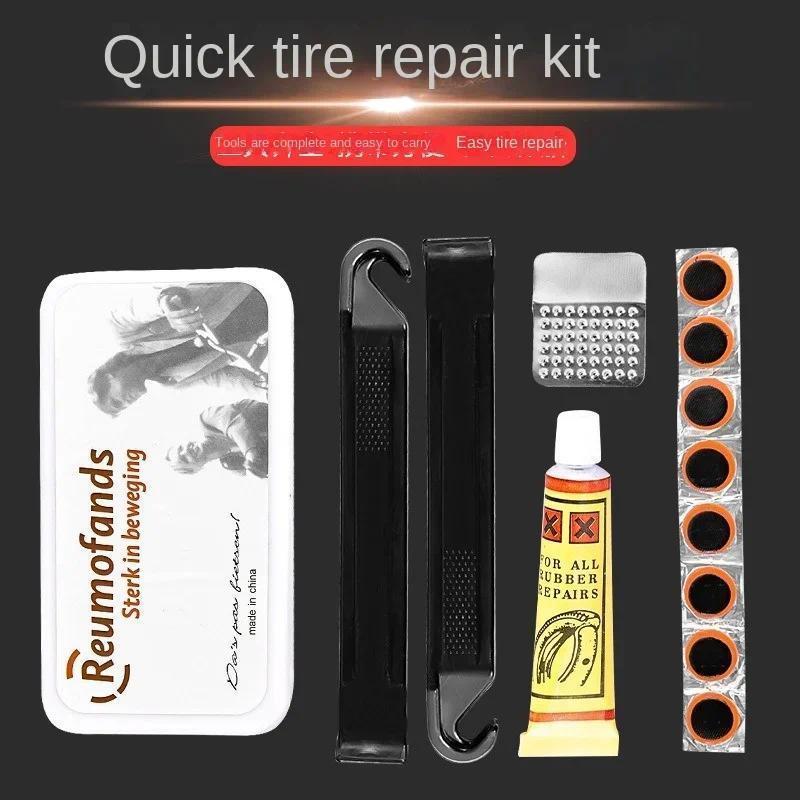 48pcs Rubber Bike Tire Patch Bicycle Repair Tool Multi-Purpose Tire ...