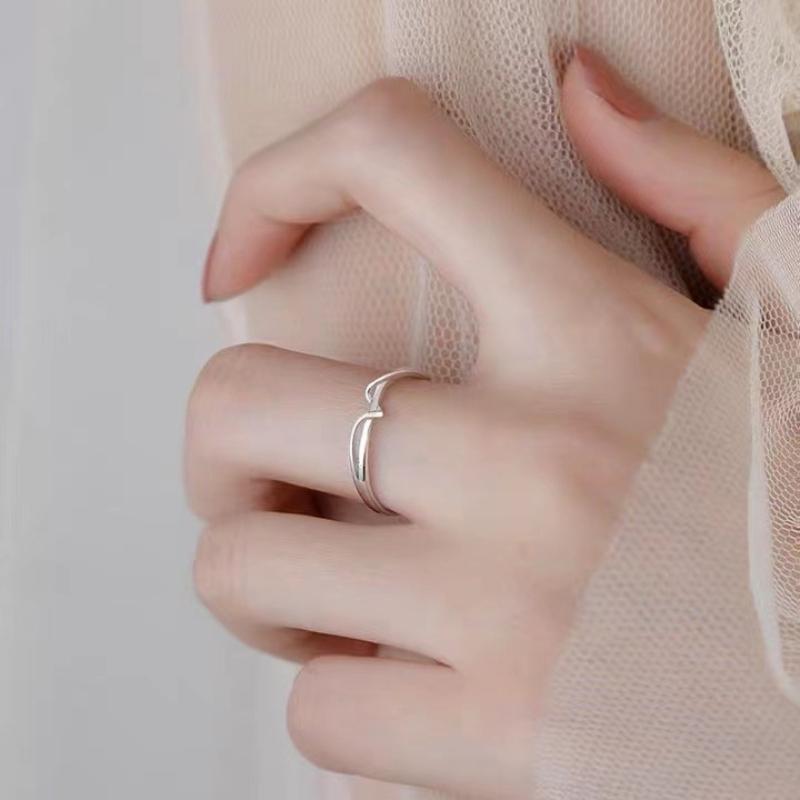Cincin Berpintal Garisan Geometrik, Reka Bentuk Mudah, Baran - TikTok ...