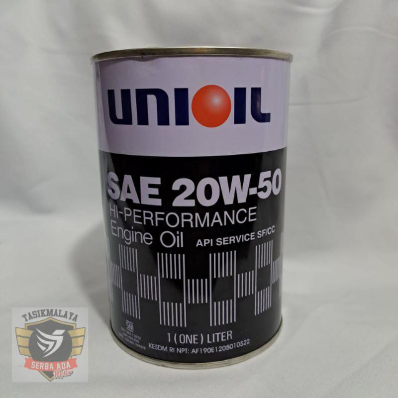 OLI UNIOIL SAE 20W-50 1 LITER - Shop | Tokopedia