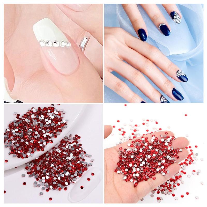 4mm Nail Sticker Drill Nail Drill Half Face Flat Bottom Dril - TikTok ...