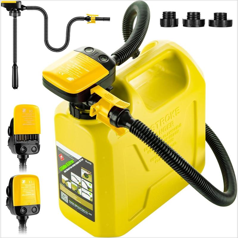 Fuel Transfer Pump with Auto-Stop Sensor, Gas Can Pump Battery Operated ...