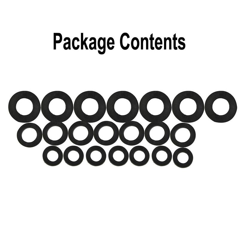 21pcs Tap Spacer Faucet Washers Rubber Sealing Gasket 3/8 1/2 - TikTok ...