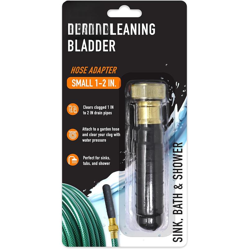 Hydro Drain Cleaning Bladder - Fits 1" to 2" Drain Pipes - Unclogs - TikTok Shop