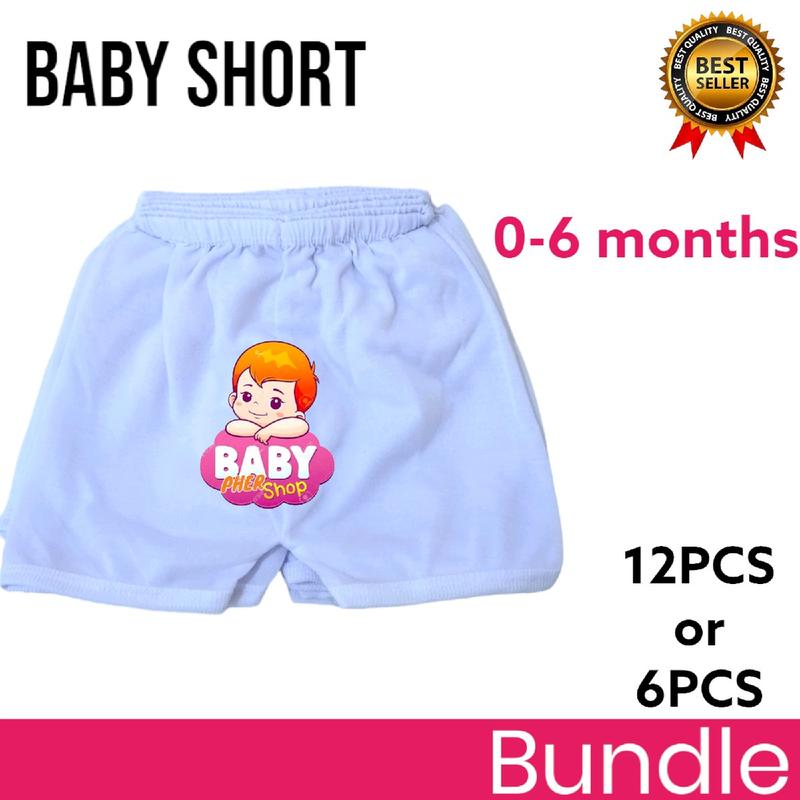 12PCS /6PCS PLAIN WHITE SHORT for baby boy or girl 0-6 month - TikTok ...