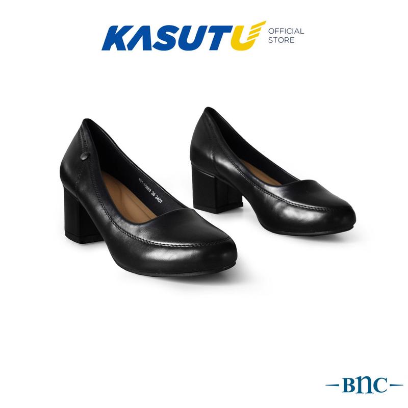 BNC Women Mid Heels Black Shoes | Kasut U 401-10889 | Kasut Perempuan - TikTok Shop Malaysia