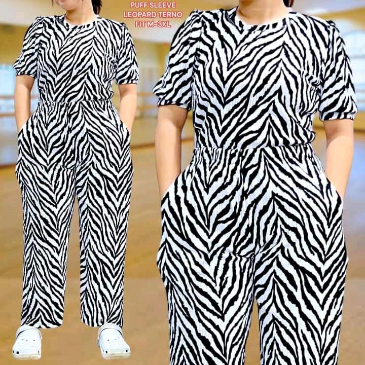 PLUSSIZE PUFF SLEEVE TERNO PANTS Womenswear Suits - TikTok Shop Philippines