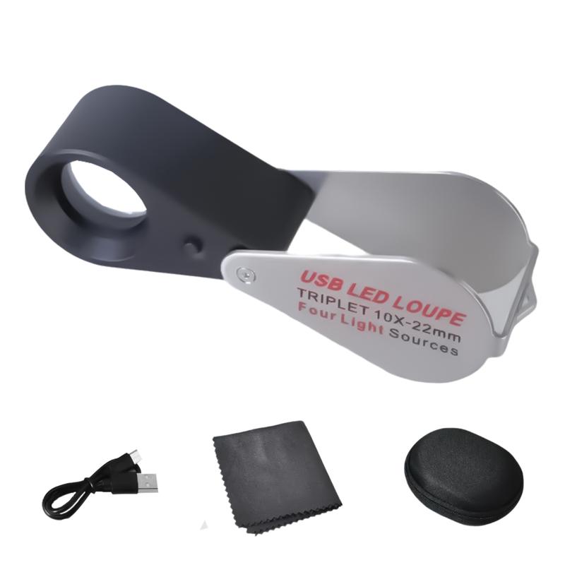 Magnifying Glass for Jewelry Coin Stamps Inspection Magnifying - TikTok ...