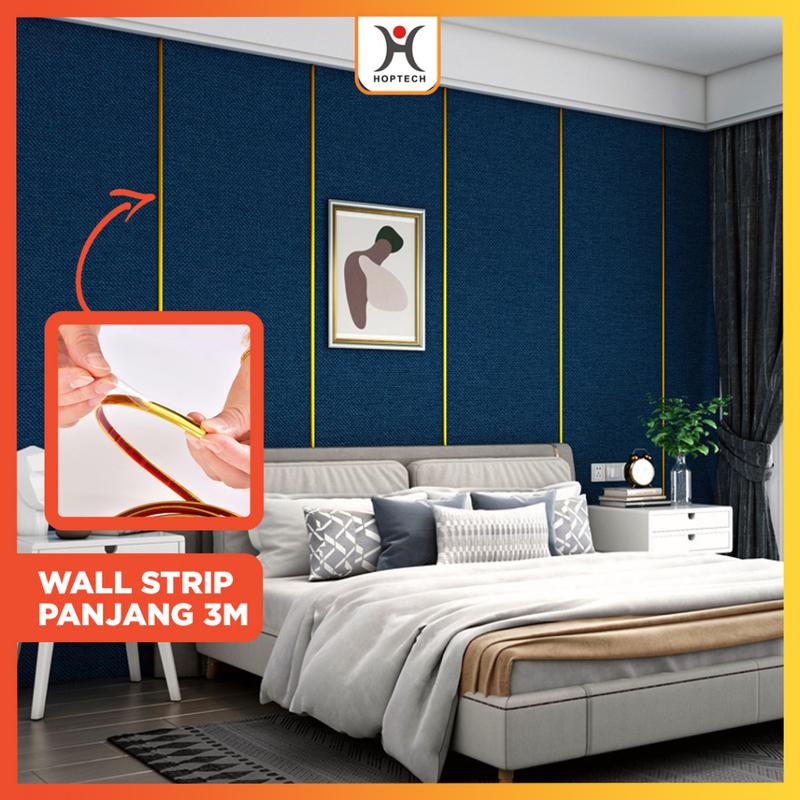 WALL STICKER PANJANG METERAN | LIST PLAT STRIP MIRROR | LIST - Shop ...