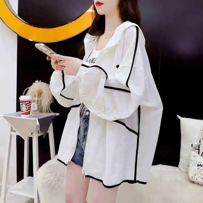 เสื้อแจ็คเก็ตกันแดดสำหรับผู้หญิง สไตล์บาง ดีไซน์ฤดูร้อนใหม่ป - TikTok ...
