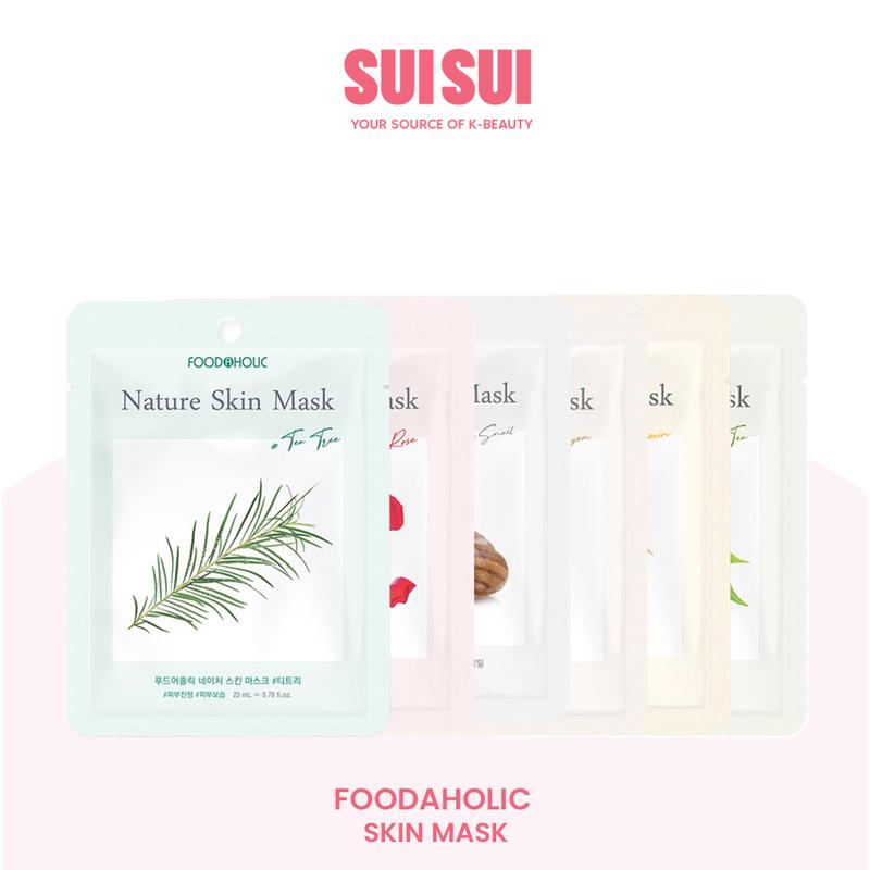 FOODAHOLIC Nature Skin Mask 23ml - Hydrating Facial Masks - TikTok Shop ...