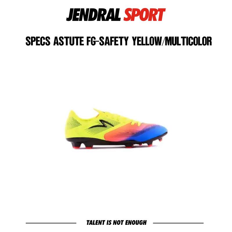 SEPATU BOLA SPECS ASTUTE FG SAFETY YELLOW/MULTICOLOR (Free Kaos - Shop ...