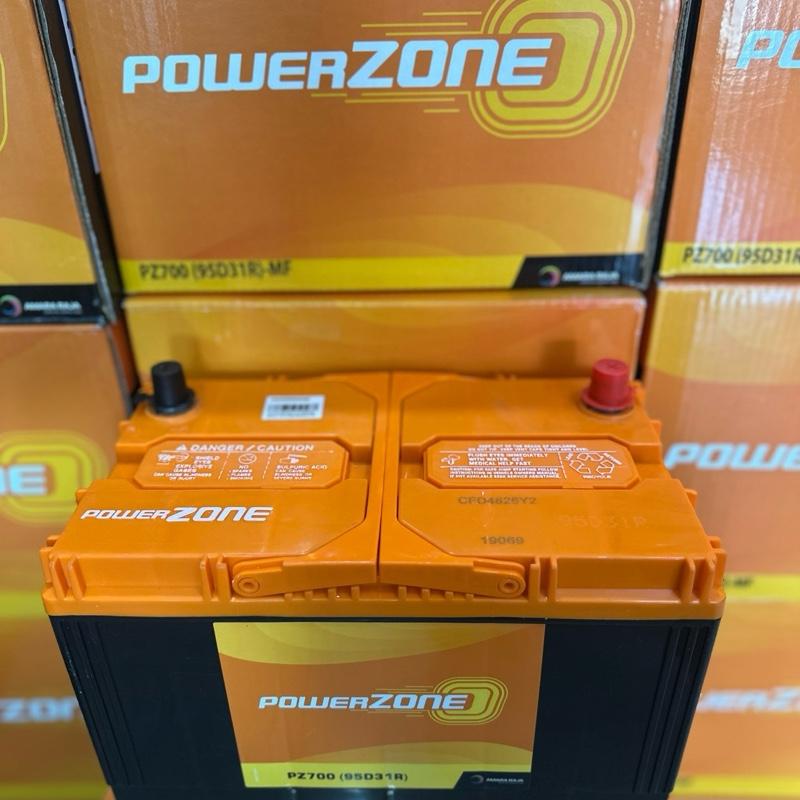 แบตเตอรี่Power Zone สำหรับรถกระบะรุ่น95D31L/R(โรงงานเดียวกับamaron ...