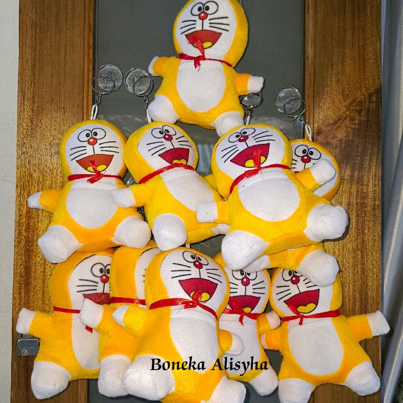 Boneka Mini Tempelan Kaca Doraemon Isi 10pcs - Tinggi 15cm - - Shop ...