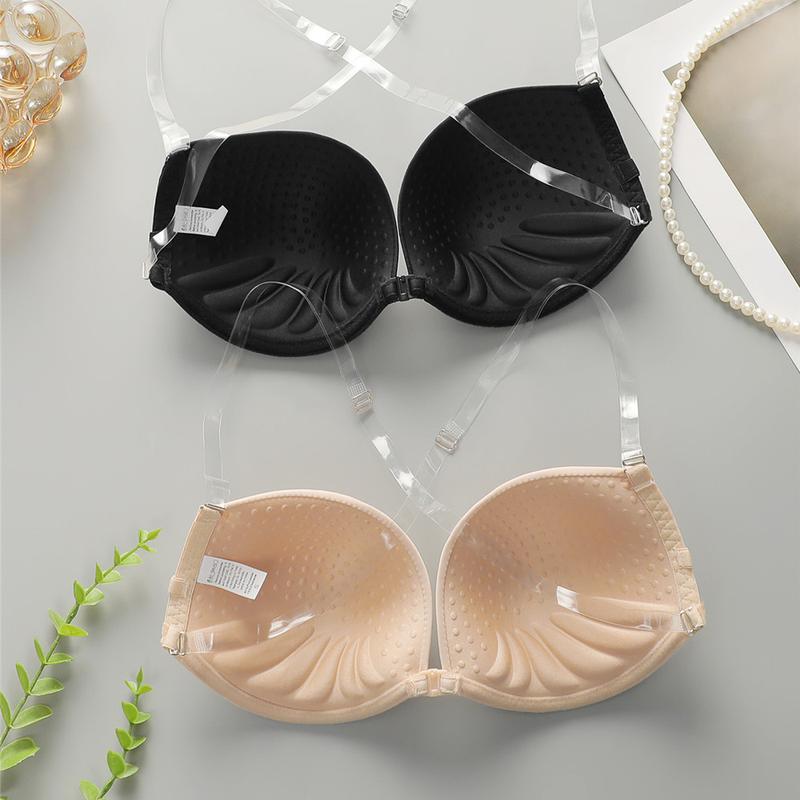 Bare Back Invisible Bras For Women Push Up Lingerie Backless - TikTok ...